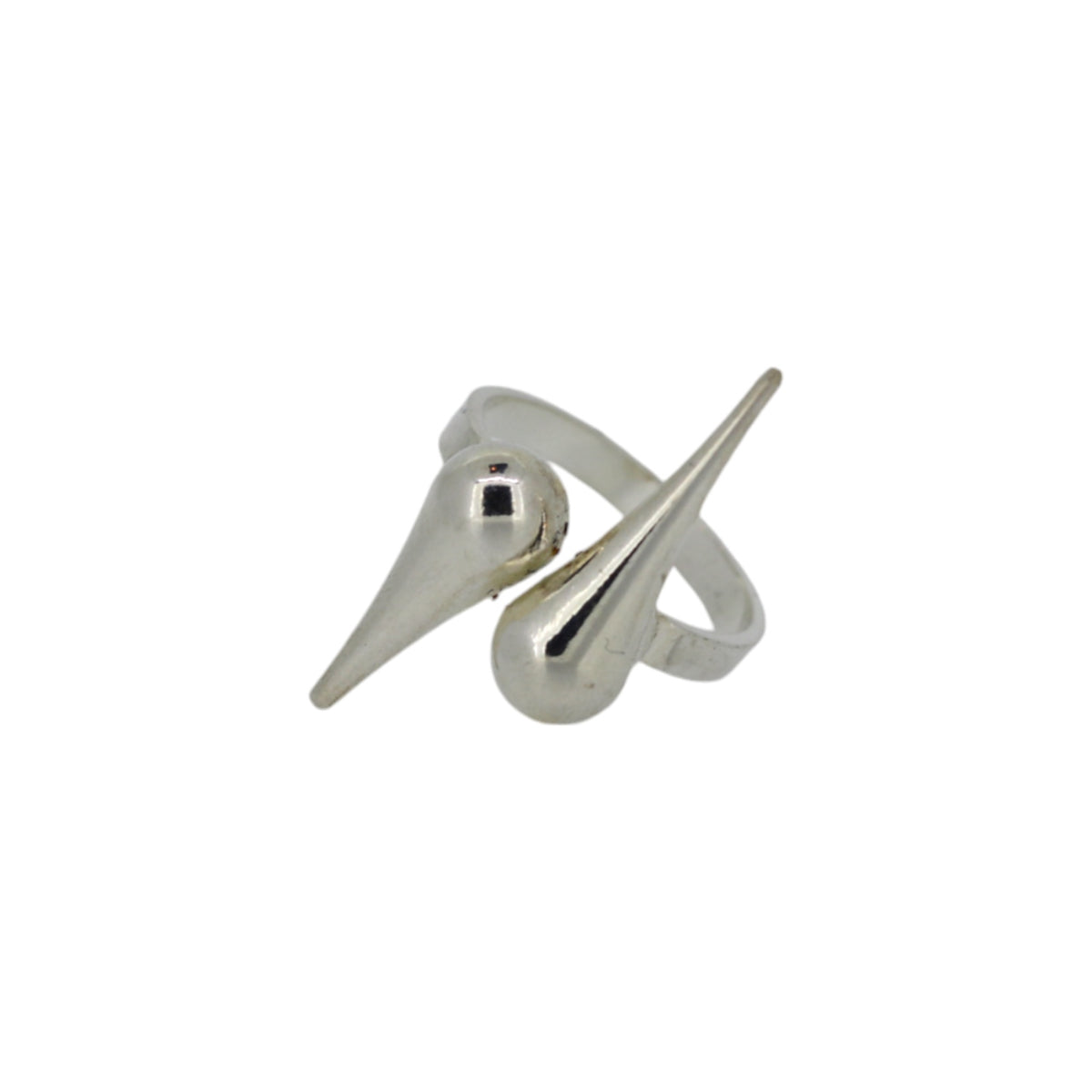 The Double Ring in Silver – VICKISARGE